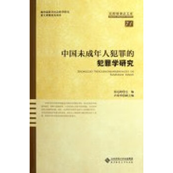 中国未成年人犯罪的犯罪学研究 9787303139811 张远煌 北京师范大学出版社