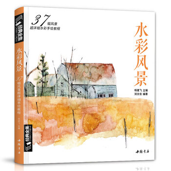 经典全集《水彩风景》教程入门零基础自学教材书籍临摹画册私享课超写实古风插画图书一本就够杨建飞主编