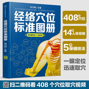 经络穴位标准图册 自学中医推拿按摩书中医养生书籍全身人体经络穴位图解书籍大全中医保健书籍刘乃刚主编零基础学推拿按摩指导书