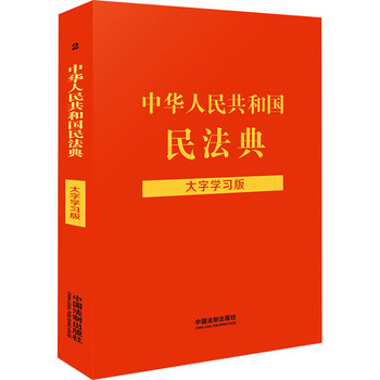 中华人民共和国民法典 大字学习版 图书
