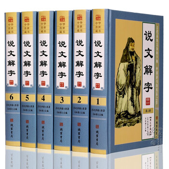 说文解字 精装16开全套6册 注解全译原文译文按语 说文解字注全本全套中国古代文字