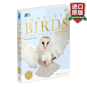 RSPB Complete Birds of Britain and Europe 英文原版 英国和欧洲的完整鸟类 DK动物科普百科读物 英文版 进口英语书籍 预售