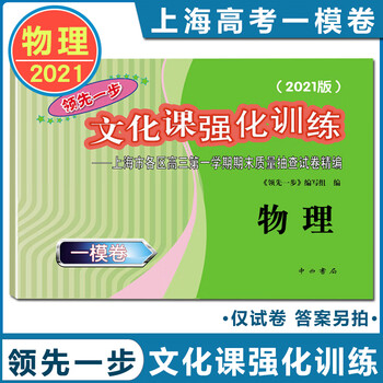 2021年版一步上海高考一模卷 物理 试卷 答案另拍 文化课强化训练上海市各区高三学期期末