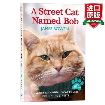 英文原版 一只名叫鲍勃的流浪猫 A Street Cat Named Bob 电影原著小说
