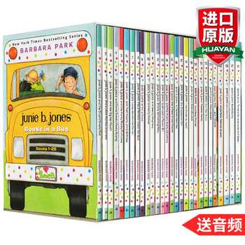 英文原版 朱尼琼斯系列 Junie B. Jones Complet 1-28册盒装 儿童桥梁章节书