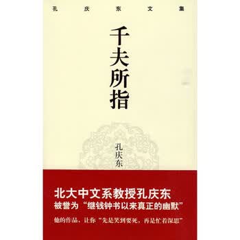 孔庆东文集：千夫所指(精装版)
