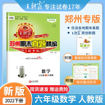王朝霞期末试卷精编2022新六年级下册郑州信息版人教版试卷语文数英专项训练期末冲刺100分冲刺期末总复习六年级下册小学 六年级数学（人教版）