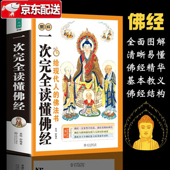 图解一次性完全读懂佛经 给现代人的佛法书佛经佛家经典书籍 佛学入门地藏经金刚经六祖坛经大方广佛华严经