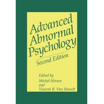 Advanced Abnormal Psychology