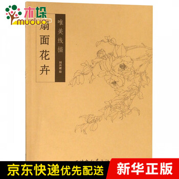 扇面花卉/唯美线描