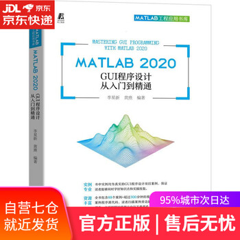 【正版图书】MATLAB 2020 GUI程序设计从入门到精通 李星新黄熹 机械工业出版社