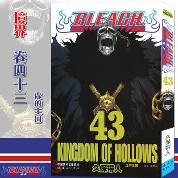  境界 死神43漫画 第43册 虚的王国漫画 久保带人著 日本经典动漫漫画畅销图书籍 中少
