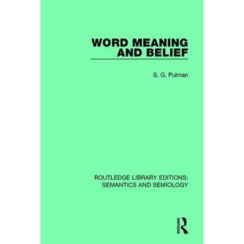 高被引Word Meaning and Belief