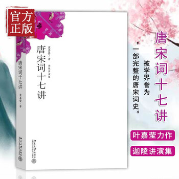 正版 唐宋词十七讲 词学宗师叶嘉莹女士之作中国好书获奖作者古诗词大会诗歌经典文学书作品集人间