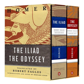英文原版 Iliad And Odyssey Boxed Set 荷马史诗 伊利亚特和奥德赛 全集2册 精装毛边收藏版 企鹅经典 西方古典文化基石 . 梦想童趣城
