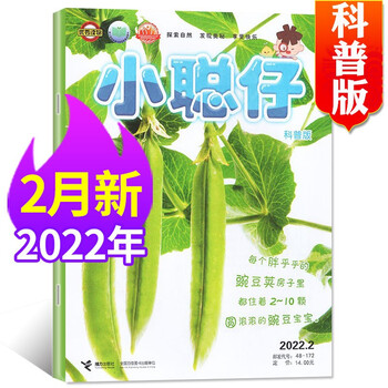 小聪仔（科普版）2022年6月新 【另有预售及往期可选】2~8岁幼儿益智兴趣智力开发儿童科普2021过期刊杂志单本 2022年2月