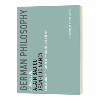 英文原版 German Philosophy 德国哲学 对话 阿兰·巴迪欧 英文版 进口英语原版书籍