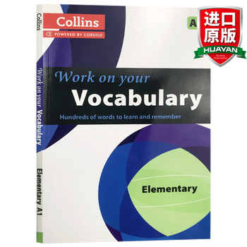 英文原版 柯林斯攻破你的词汇 Work on Your Vocabulary A1 英语考试教材
