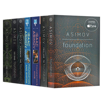 银河帝国 英文原版 Foundation 基地七部曲系列全集1-7册 英文版进口科幻小说书 Isaac Asimov 艾萨克阿西莫夫 全英文正版原著进口英语书籍