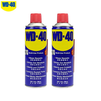 【WD-40WD-40】WD-40 多用途产品300ml*2瓶 除锈剂润滑油机械防锈油wd40除锈润滑剂螺丝松动剂 300ml两瓶【行情 报价 ...