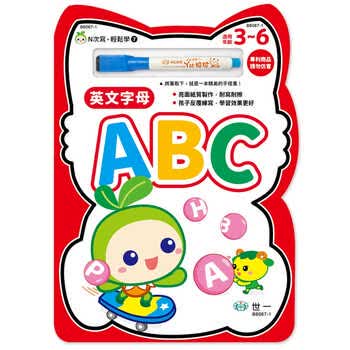预售 原版进口书 世一文化编辑群N次写．轻松学：英文字母ABC世一