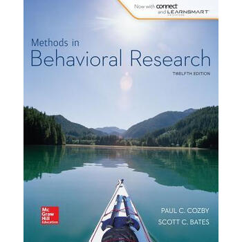Methods in Behavioral Research