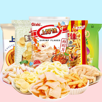 上好佳零食大礼包好吃的休闲膨化鲜虾片鲜虾条洋葱圈零食品小吃 35g鲜虾片+35g鲜虾条 35g 2袋【图片 价格 品牌 报价】-京东