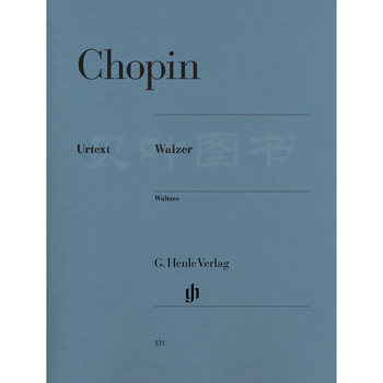 亨乐原版 肖邦 圆舞曲全集 Chopin Walzer br. HN131
