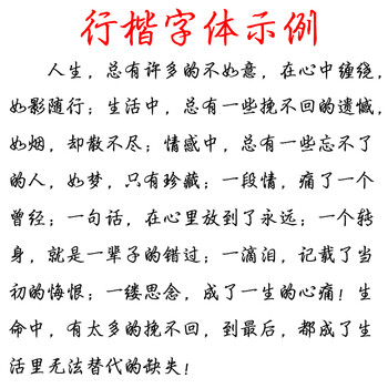 人民日报金句字帖摘抄作文素材公务员范文楷书行楷正楷学生练字帖 行楷字体