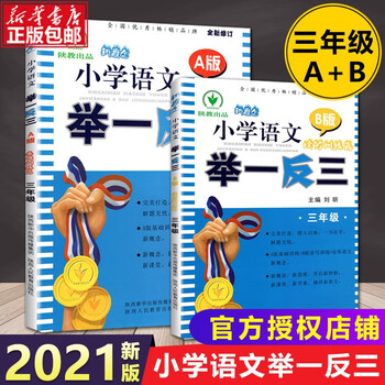 新概念小学语文举一反三 A版 基础训练篇+ B版 读写训练篇 3年级