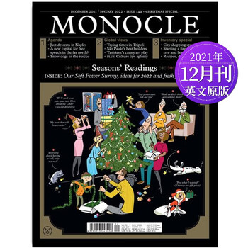 【外刊订阅】 MONOCLE 单片眼睛 2022年订阅/单期 英国创意艺术生活旅行英文期刊杂志 2021年12月/22年1月合刊