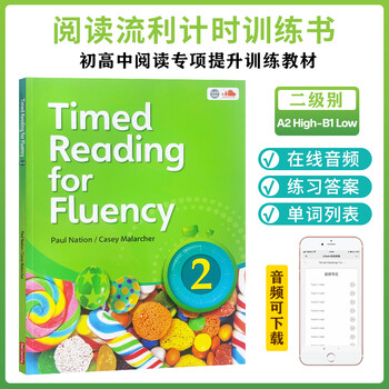 原版进口 Timed Reading for Fluency 流利阅读训练 小学英文课外短文阅读理解 2级别