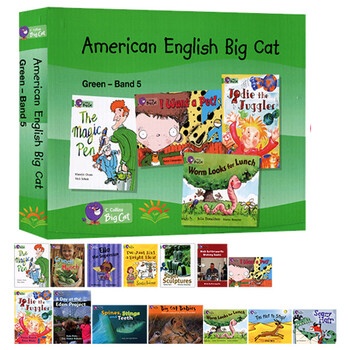 大猫英语分级阅读American English Big Cat 5级书本+练习册28册进口原版书籍英文儿童读物
