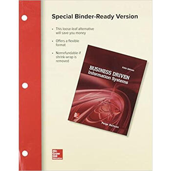 Loose Leaf Business Driven Information Systems  