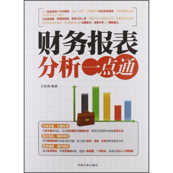 财务报表分析一点通 王俊清 中国宇航出版社