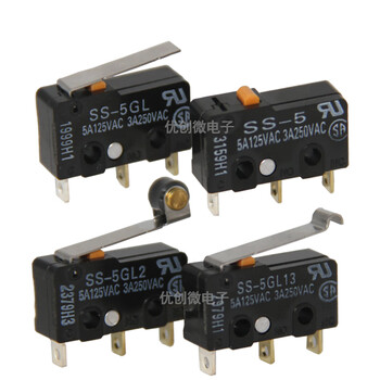 微动开关SS-5GL2D 5GLT-F 5GL13 01 10 5GL111-L-FD-T-3 SS SS-10GL-2T【图片 价格 品牌 ...