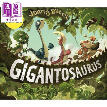 Gigantosaurus小恐龙大冒险1 获奖绘本 原版卡通故事绘本 平装 英文原版 6-9岁