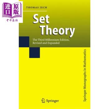 集合理论 修订和扩充版 英文原版 Set Theory The Third Millennium Edition, revised and expanded Thomas Jech