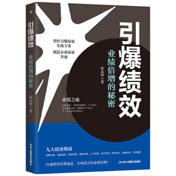 引爆绩效：业绩倍增的秘密 张远坤 中华工商联合出版社【正版图书】