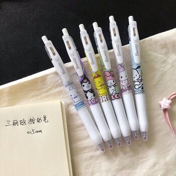 日系三丽鸥限定按动中性笔ins高颜值学生绝版笔玉桂狗刷题笔0.5黑 美乐蒂1支 0.5mm