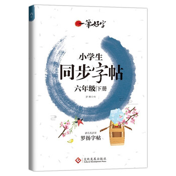 小学生练字帖同步六年级下册 语文楷书练字本笔画笔顺同步练习册钢笔儿童描红硬笔书法每日一练专用写字帖一笔好字 罗扬字帖