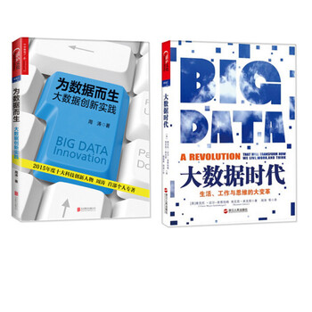 全两册 大数据时代+为数据而生：大数据创新实践