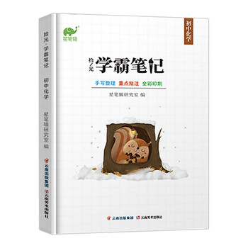 学霸笔记初中化学初一初二初三上下册中考总复习资料辅导书  七八九年级基础知识清单大全 必刷题考前辅导重难点手册方程式练习题