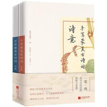《手写古诗词》（全二册）  美日美字  江苏凤凰文艺出版社  书法 书籍
