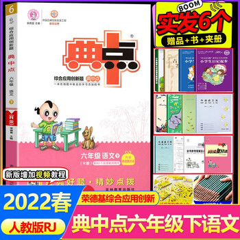 2022春典中点六年级语文下册 人教部编版RJ 综合应用创新题 小学6年级下册语文同步训练练习册辅导