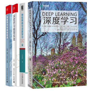 人工智能书籍四本：深度学习（deep learning）+推荐系统+与目标检测+神经网络与深度学习