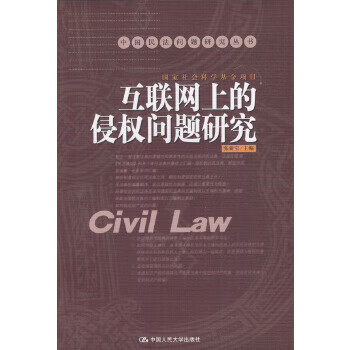 互联网上的侵权问题研究 【正版图书，放心购买】