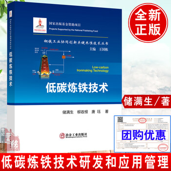 正版 低碳炼铁技术 储满生 柳政根 唐珏 冶金工程 资源循环科学与工程 热能工程相关专业本科研究生教学参考书籍 冶金工业出版社