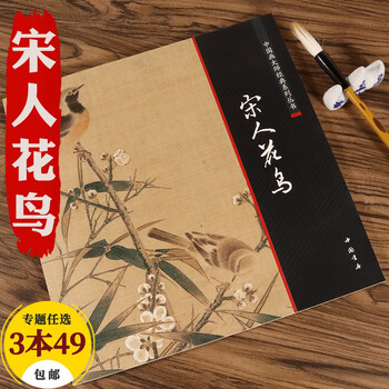 【包邮】中国画大师经典系列丛书名家山水花鸟人物画集画册画谱（宋元明） 宋人花鸟