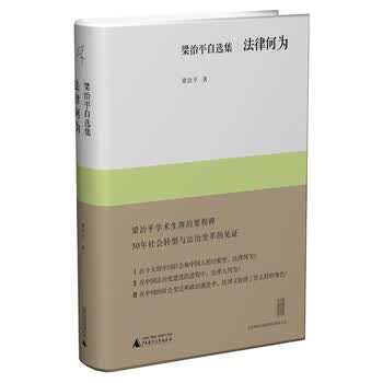 新民说  法律何为——梁治平自选集